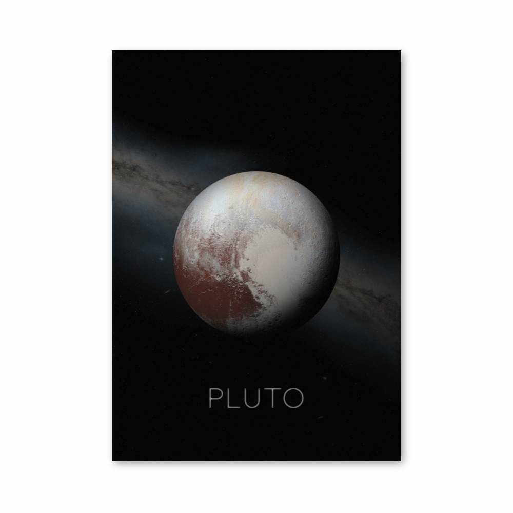 Poster Exploration of Pluto | Aesthetic Posters