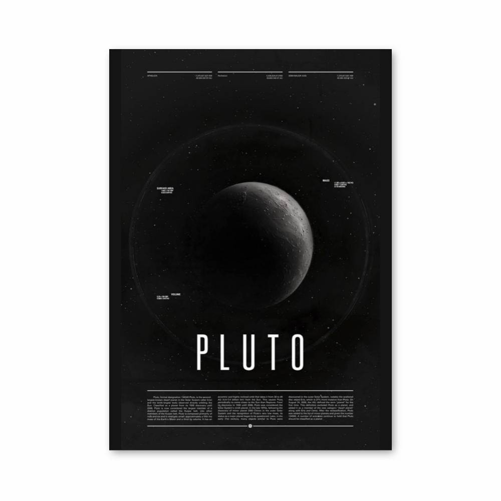 Poster Eclipse Pluto | Aesthetic Posters