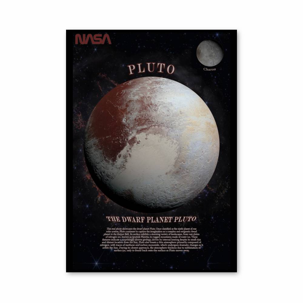 Poster Journey to Pluto | Aesthetic Posters