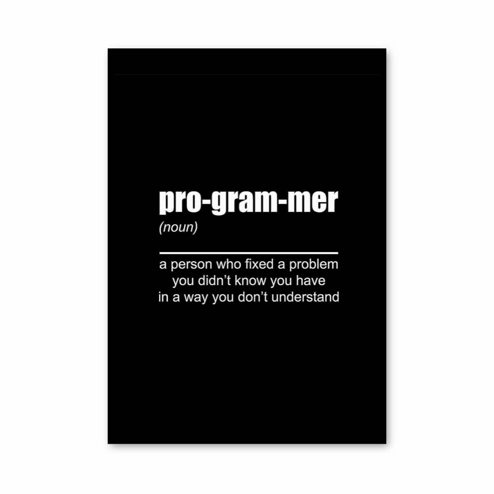 Poster Programmer Definition | Aesthetic Posters