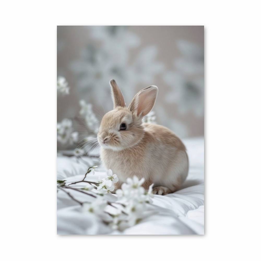 Spring Rabbit Poster | Aesthetic Posters