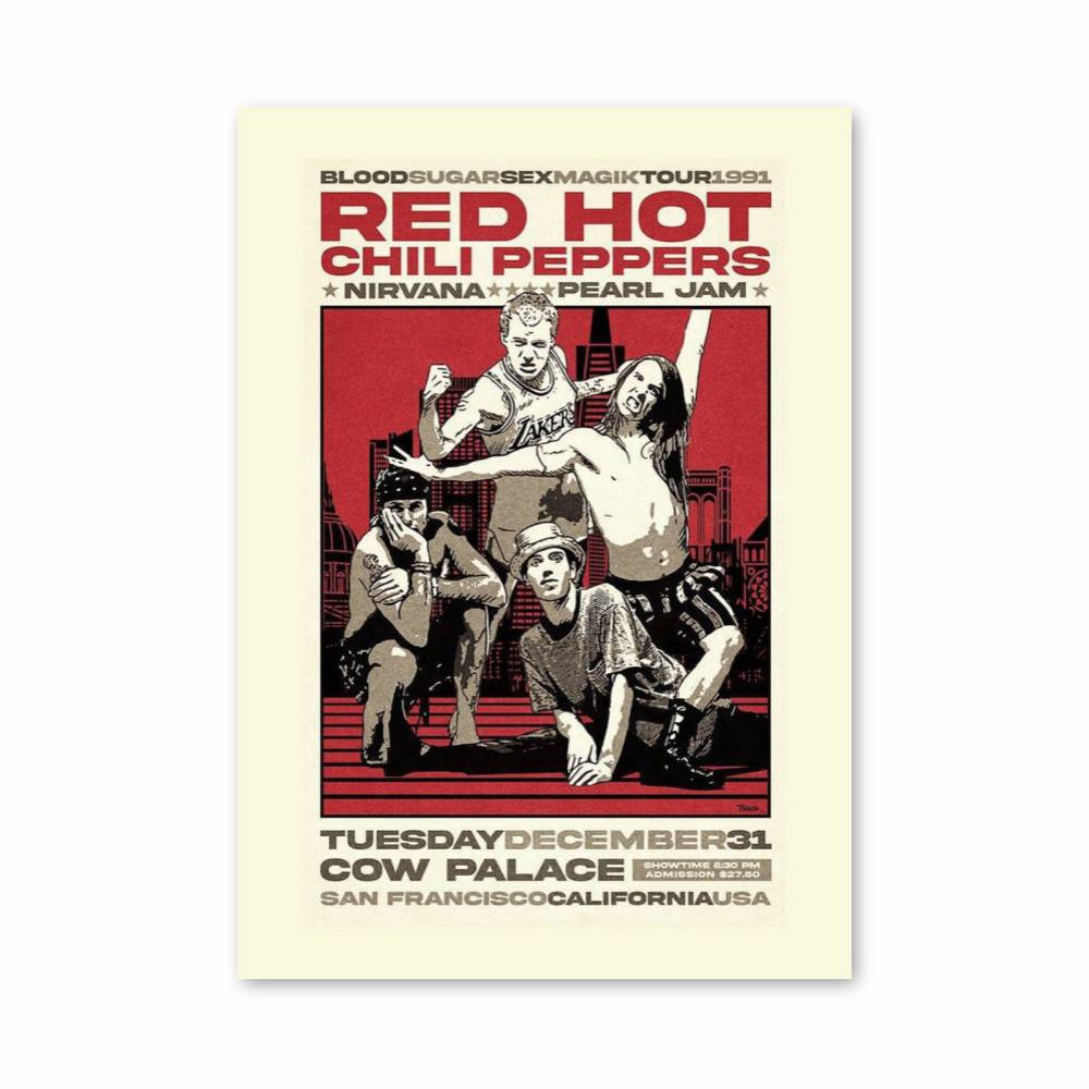 Poster Red Hot Vibes | Aesthetic Posters