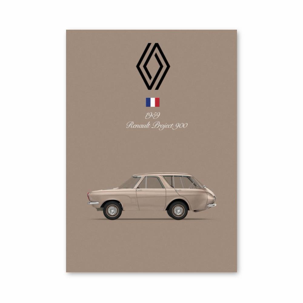 Poster Renault Project 900 | Aesthetic Posters
