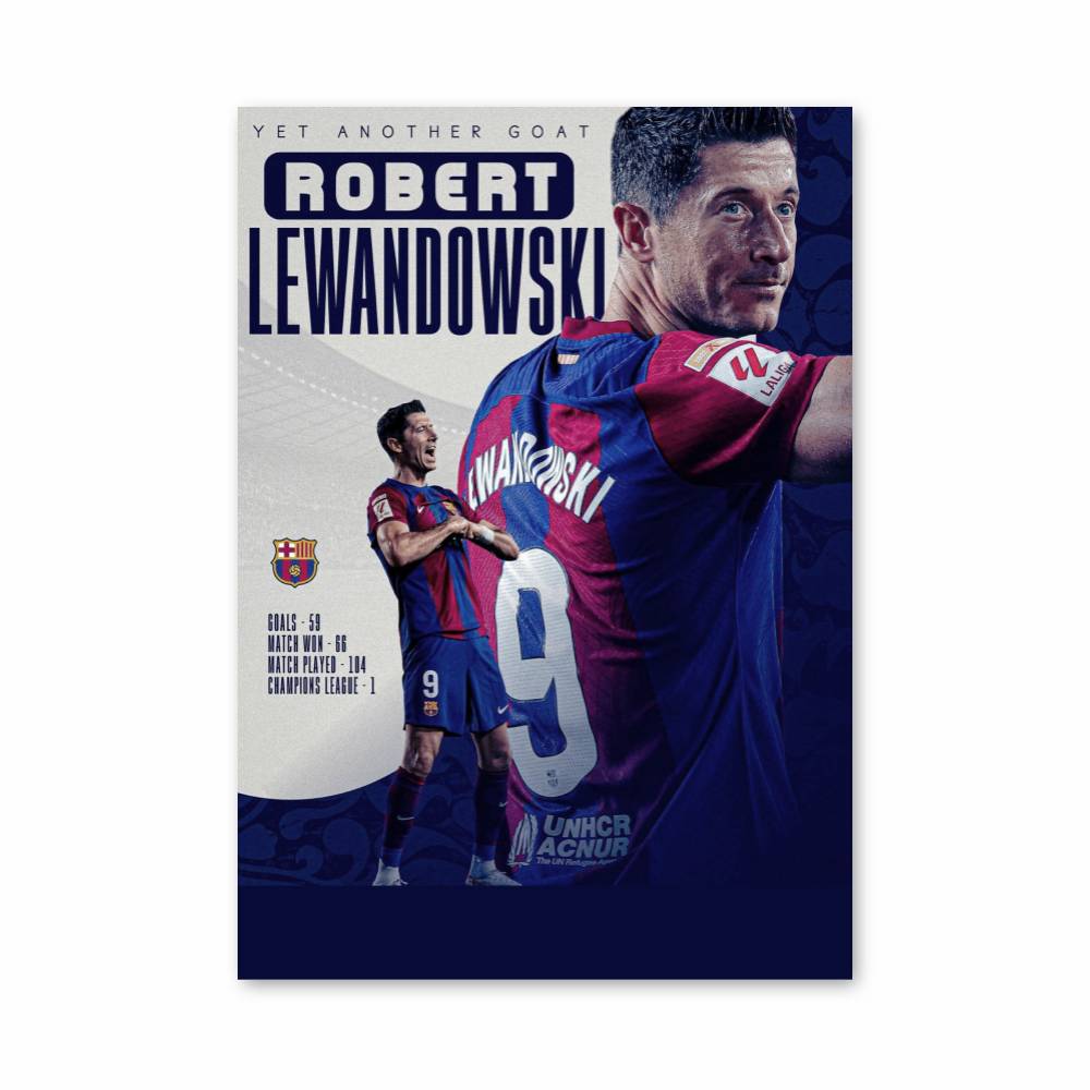 Poster Lewandowski Champion | Aesthetic Posters