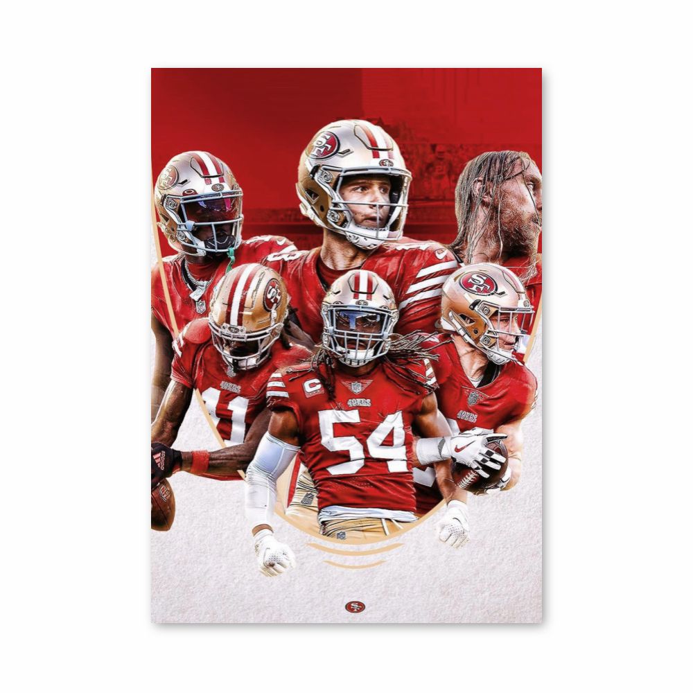 Poster San Francisco 49ers Red | Aesthetic Posters