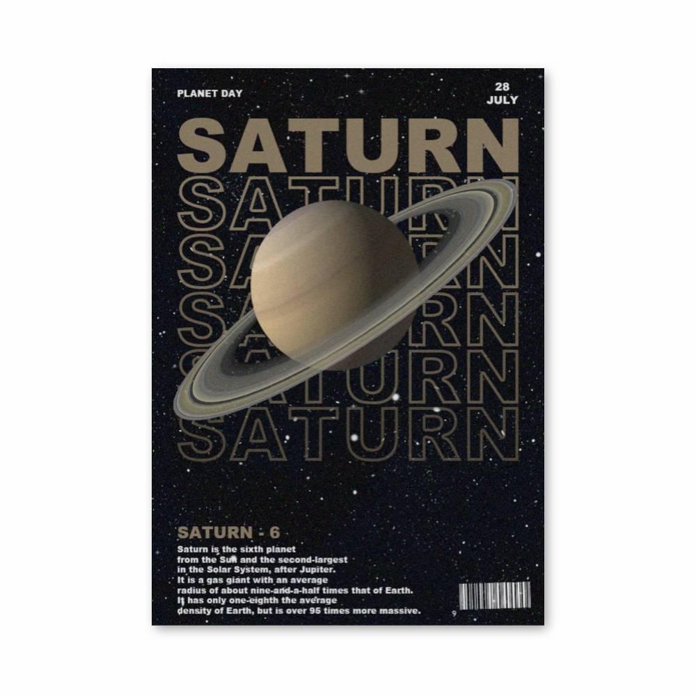 Poster Saturn Celestial | Aesthetic Posters