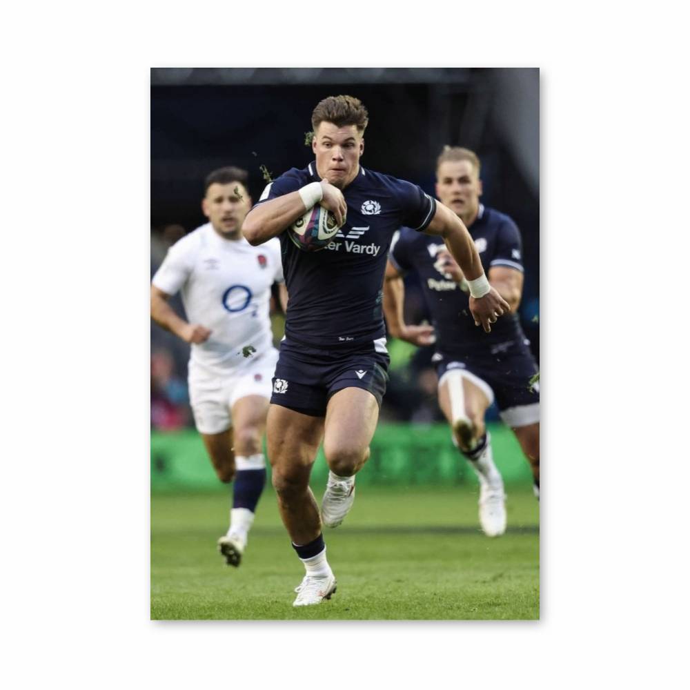 Poster Scottish Rugby in Action | Aesthetic Posters