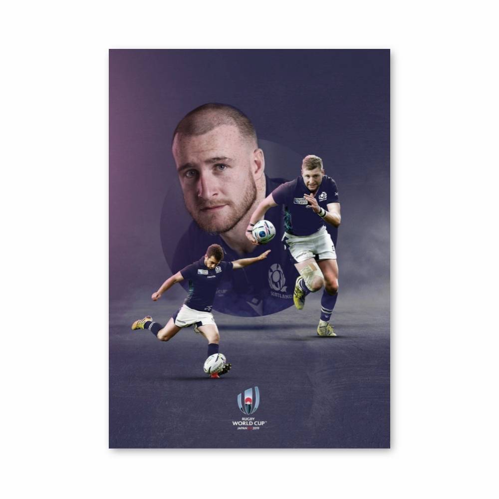 Poster Rugby Scotland Dynamic | Aesthetic Posters