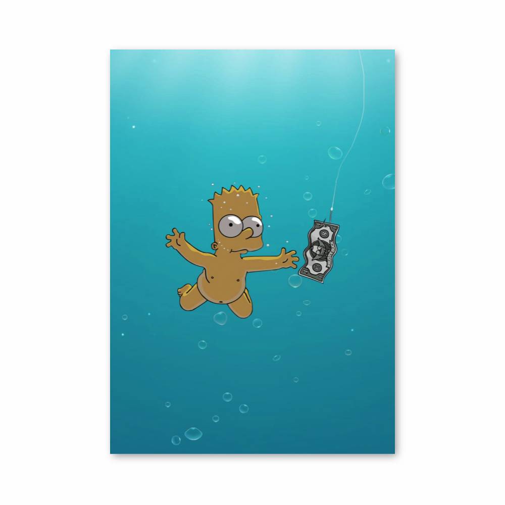 Poster Bart Nirvana | Aesthetic Posters