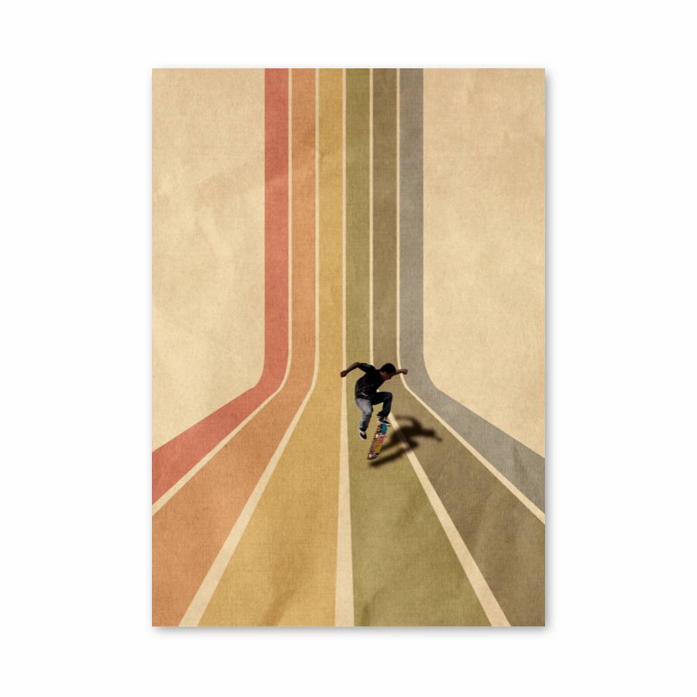 Poster Flow Skateboard | Aesthetic Posters