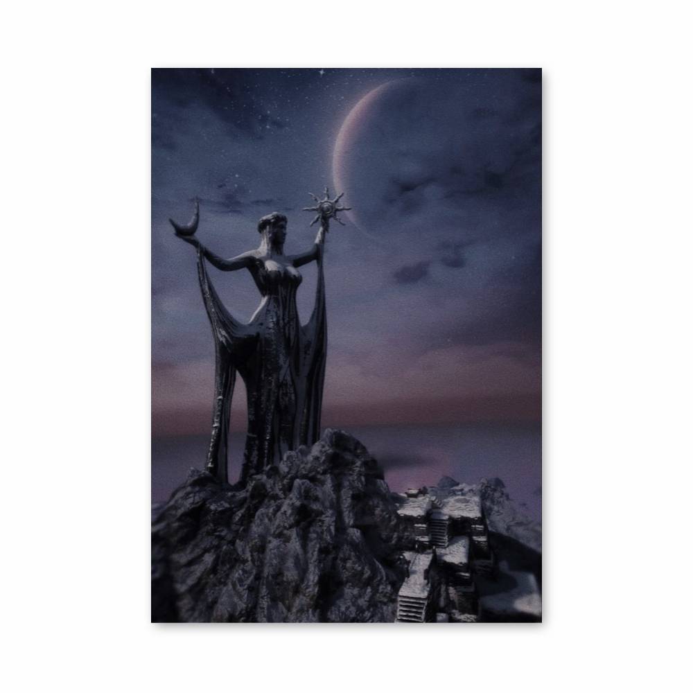 Poster Skyrim Statue | Aesthetic Posters