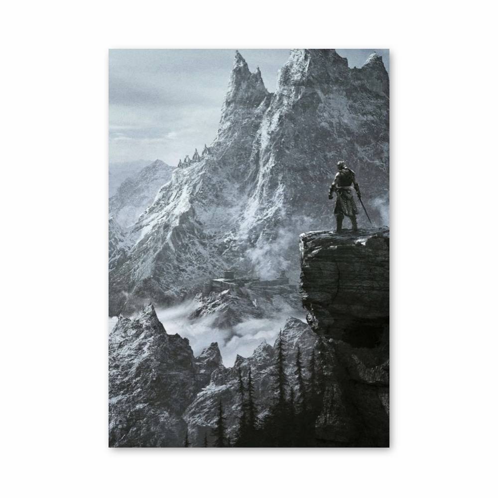 Poster Skyrim Mountain | Aesthetic Posters