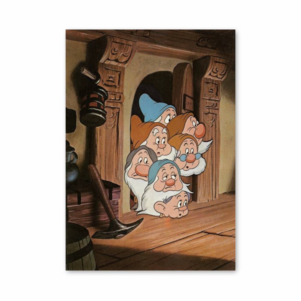 Poster Seven Dwarves Doors | Aesthetic Posters