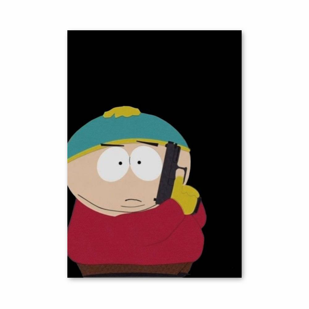 Cartman Gun Poster | Aesthetic Posters