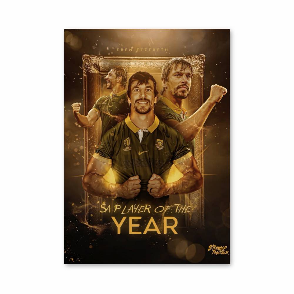 Springbok Player of the Year Poster | Aesthetic Posters