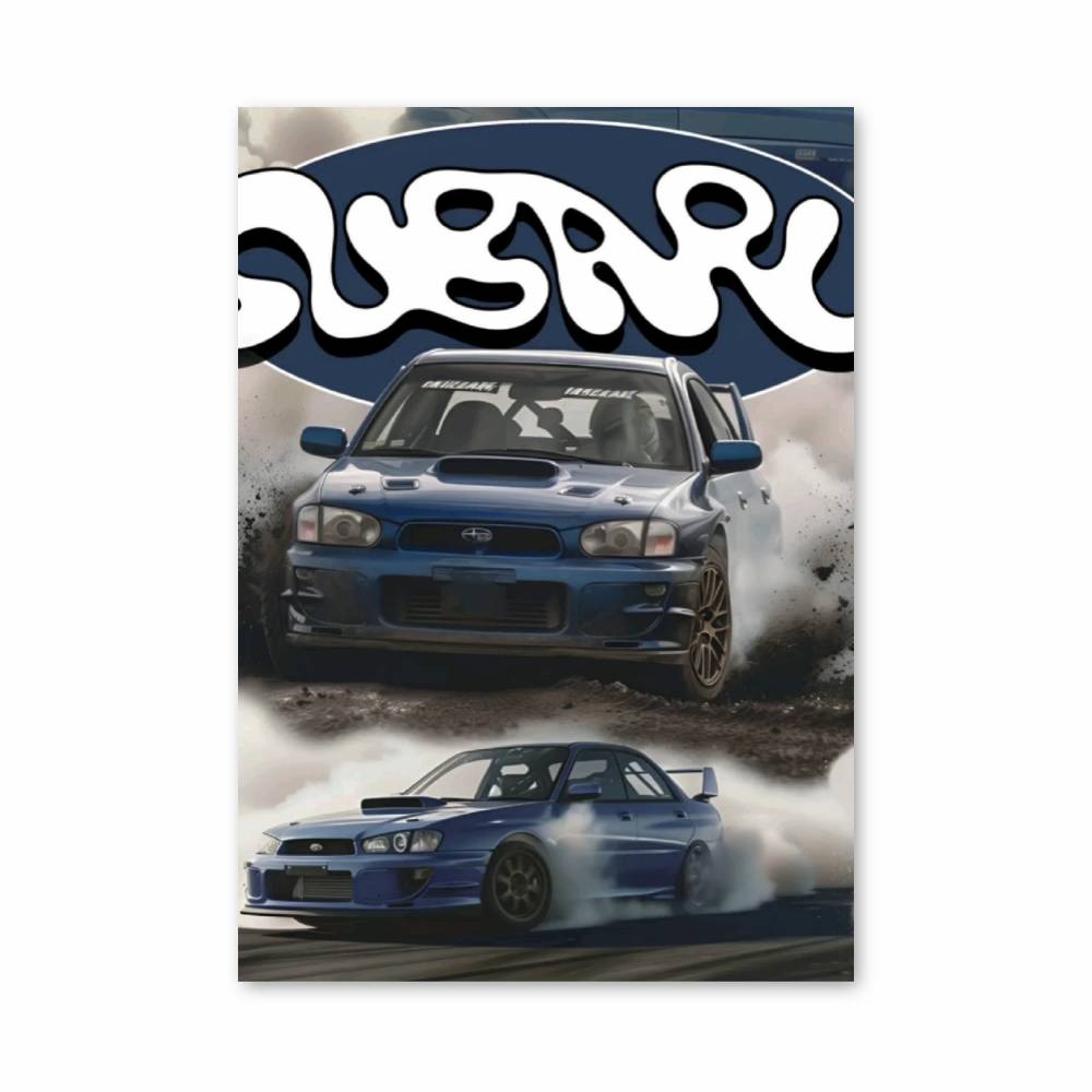 Poster Rally Blue | Aesthetic Posters