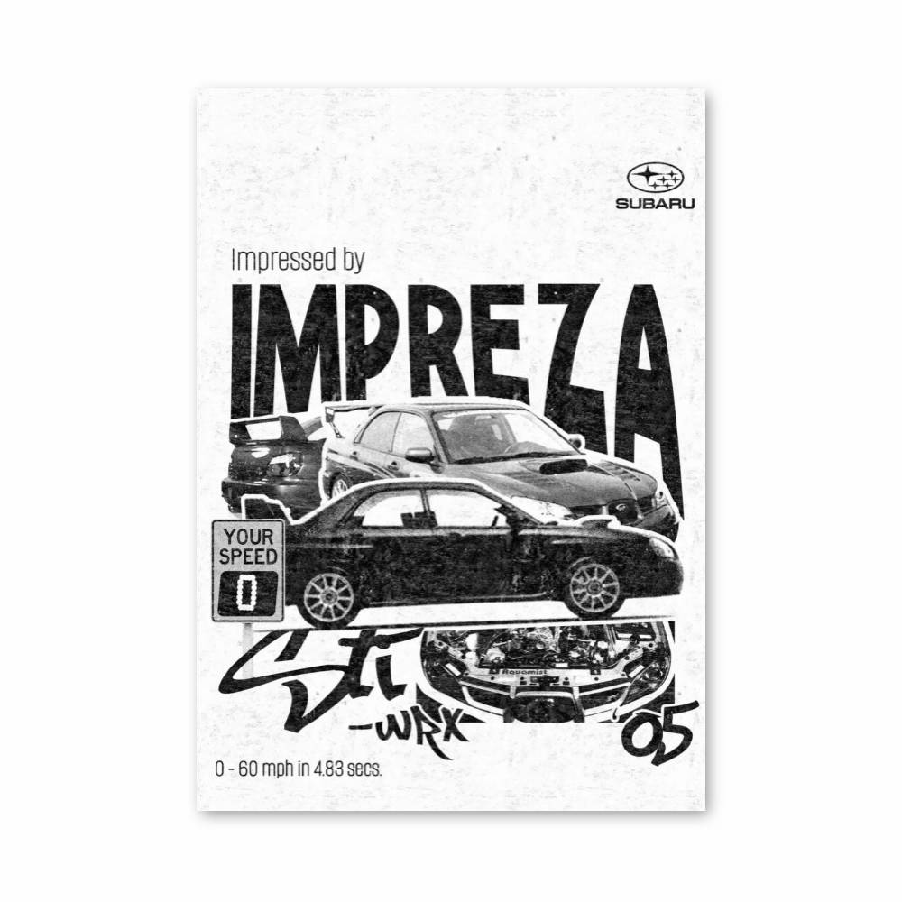 Poster Impreza WRX 05 | Aesthetic Posters