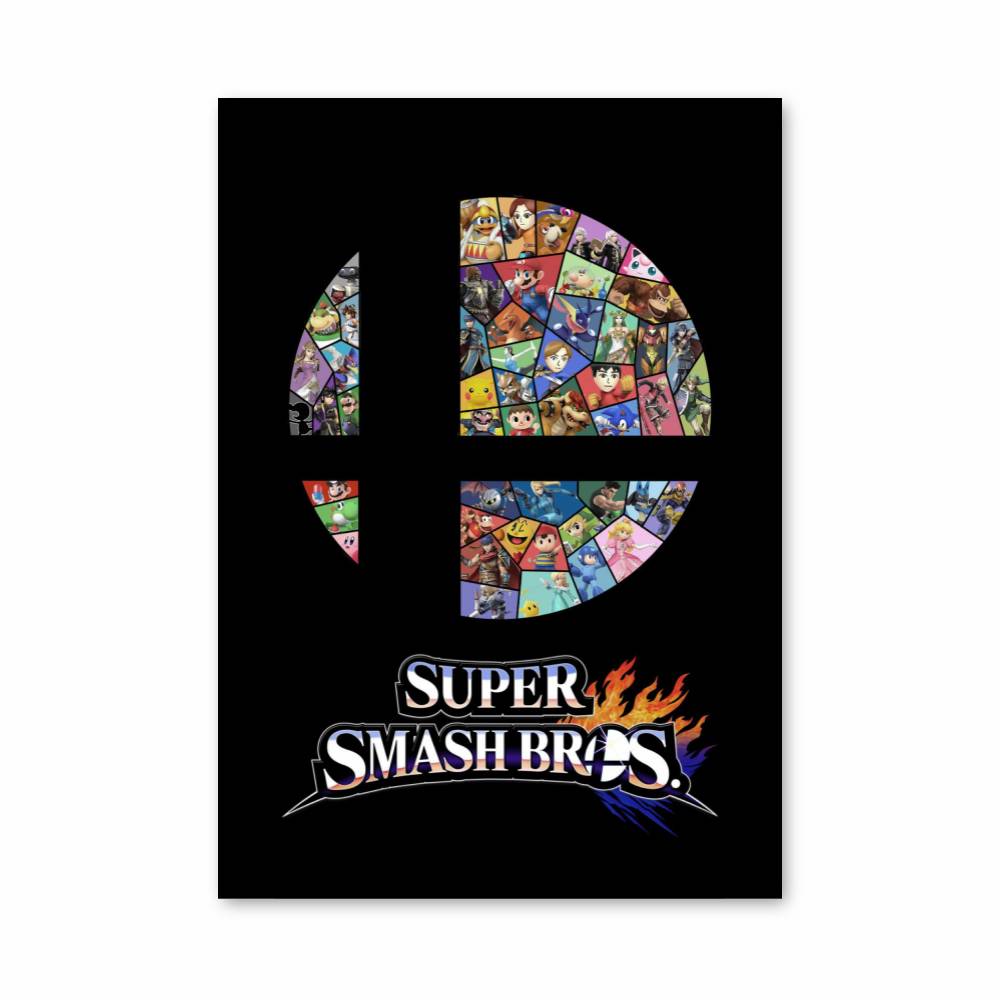 Poster Super Smash Bros Logo | Aesthetic Posters