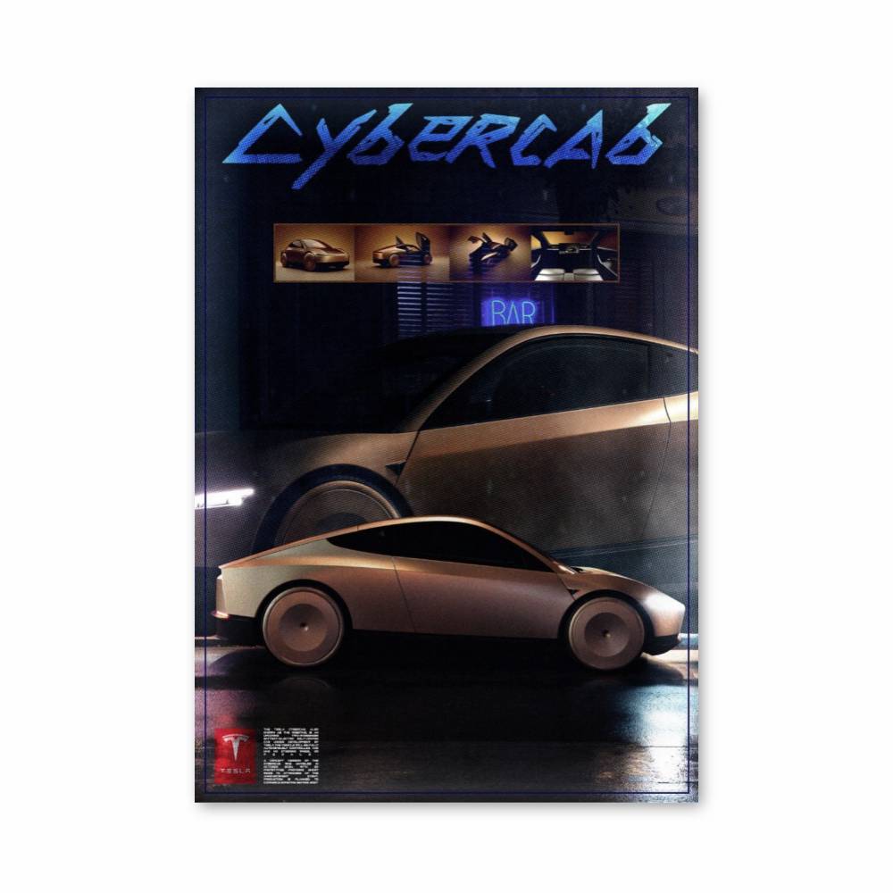 Poster Cybercab | Aesthetic Posters