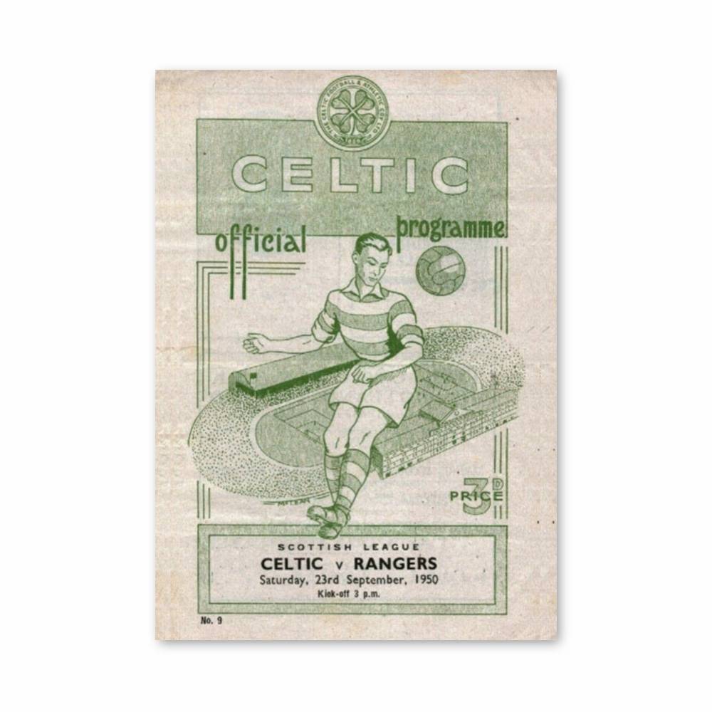 Celtic Vintage Match Poster | Aesthetic Posters
