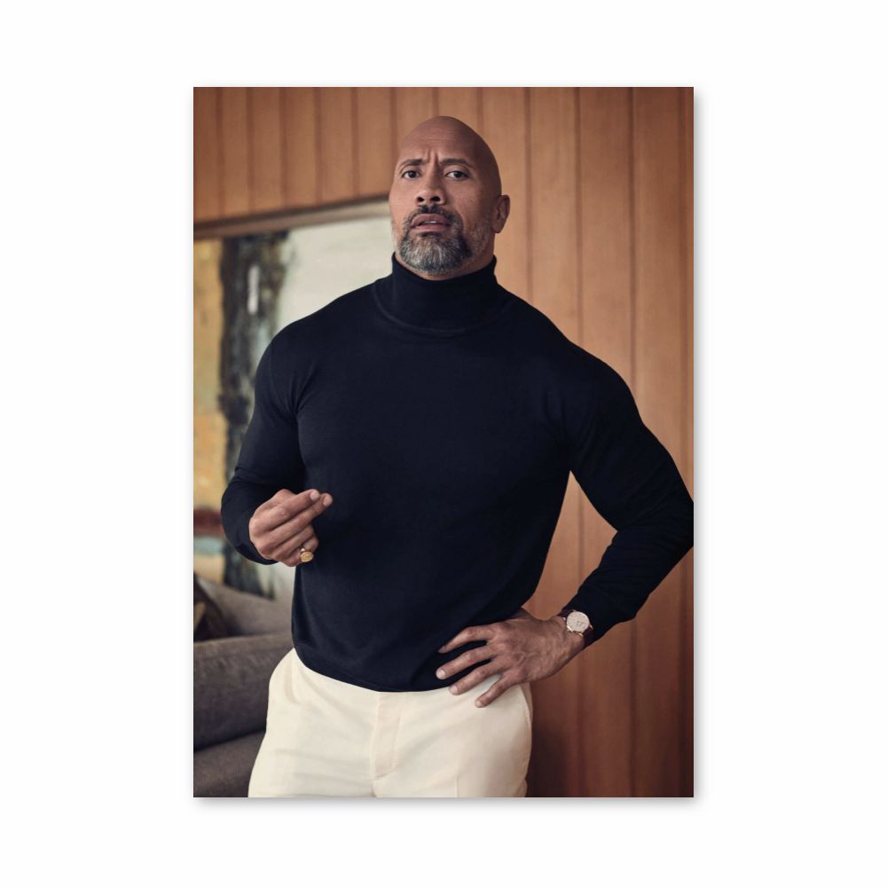 Poster Dwayne Johnson Class | Aesthetic Posters