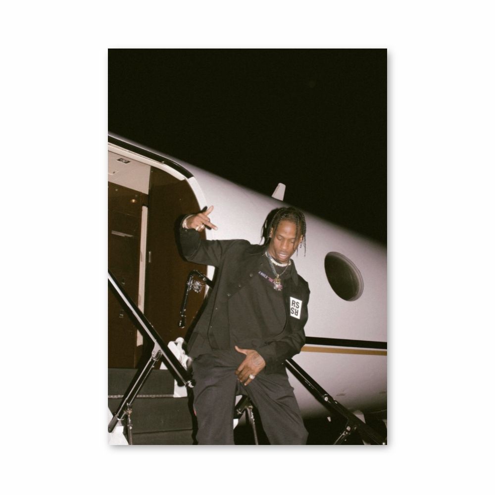 Poster Private Jet Travis Scott | Aesthetic Posters