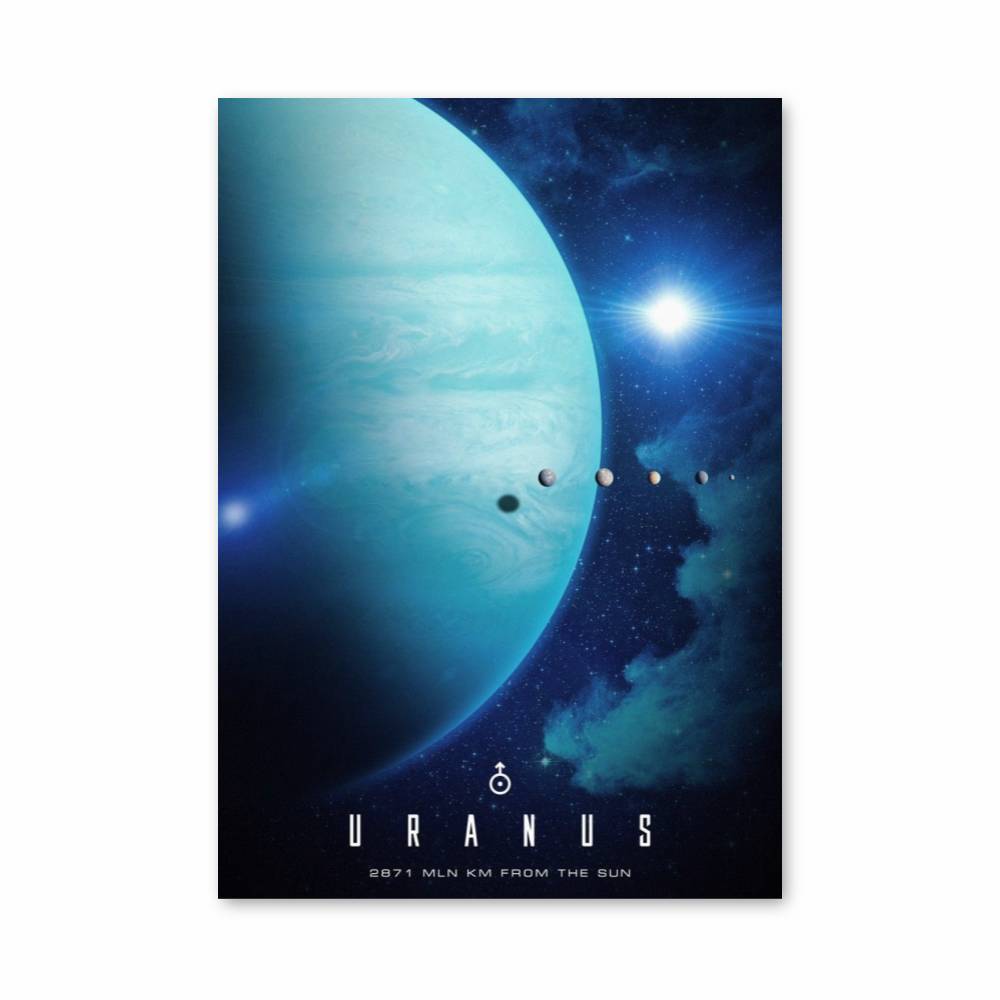 Poster Uranus Explorer | Aesthetic Posters