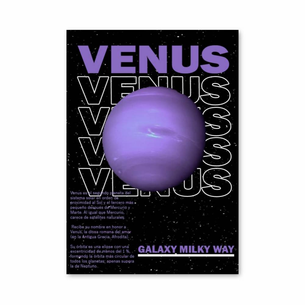 Poster Galaxy Venus | Aesthetic Posters