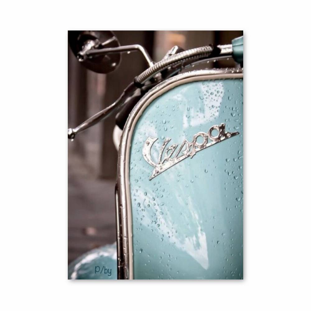 Vintage Vespa Poster | Aesthetic Posters