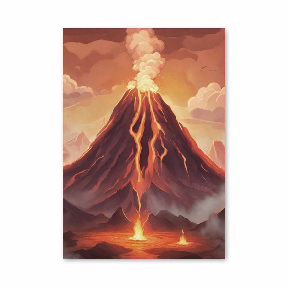 Poster Volcanic Outbreak | Aesthetic Posters