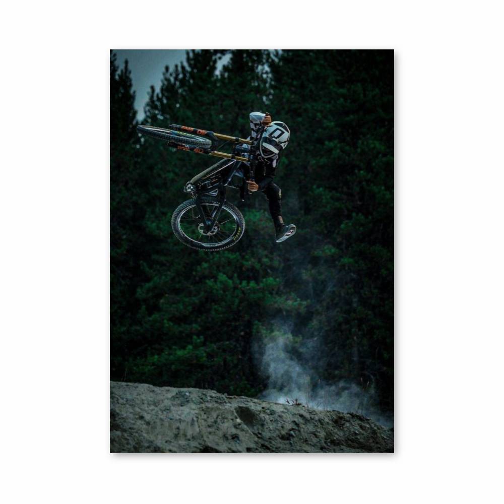 Poster Mountain Bike Jump | Aesthetic Posters